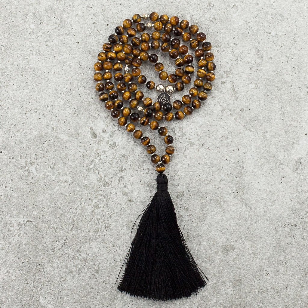 Tigers Eye Mala Bead Necklace | The Mala Project – Mala Revolution